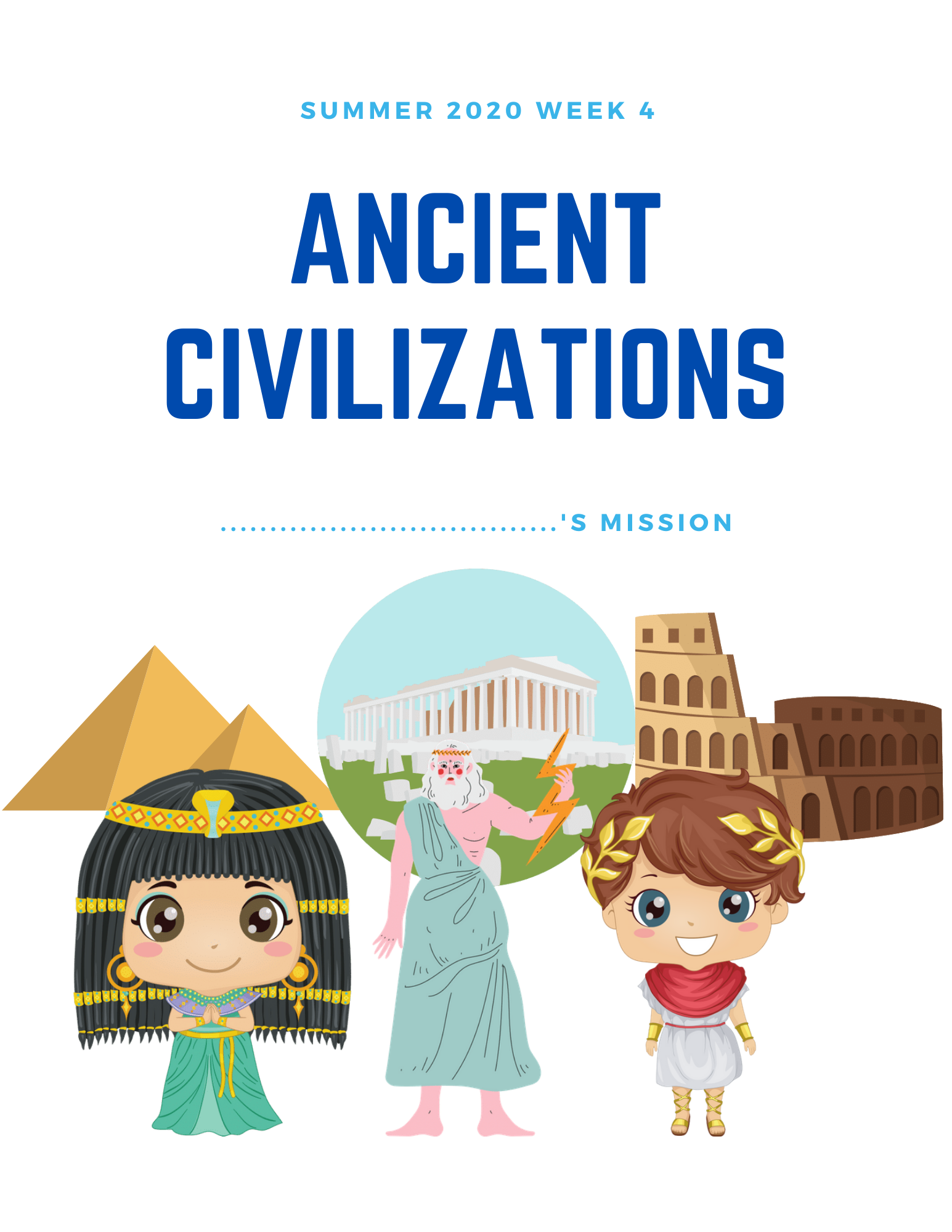 My Kids’ Summer Camp at Home (free weekly pdf) – Teuko Blog